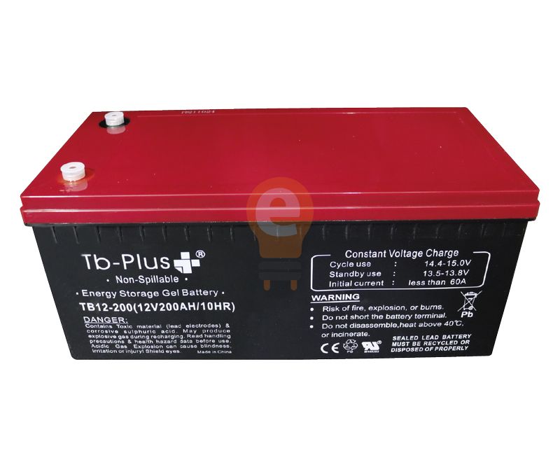 Energi Tienda Ups | Bateria Tb-Plus 12V 200Ah Gel - Energi Tienda Ups
