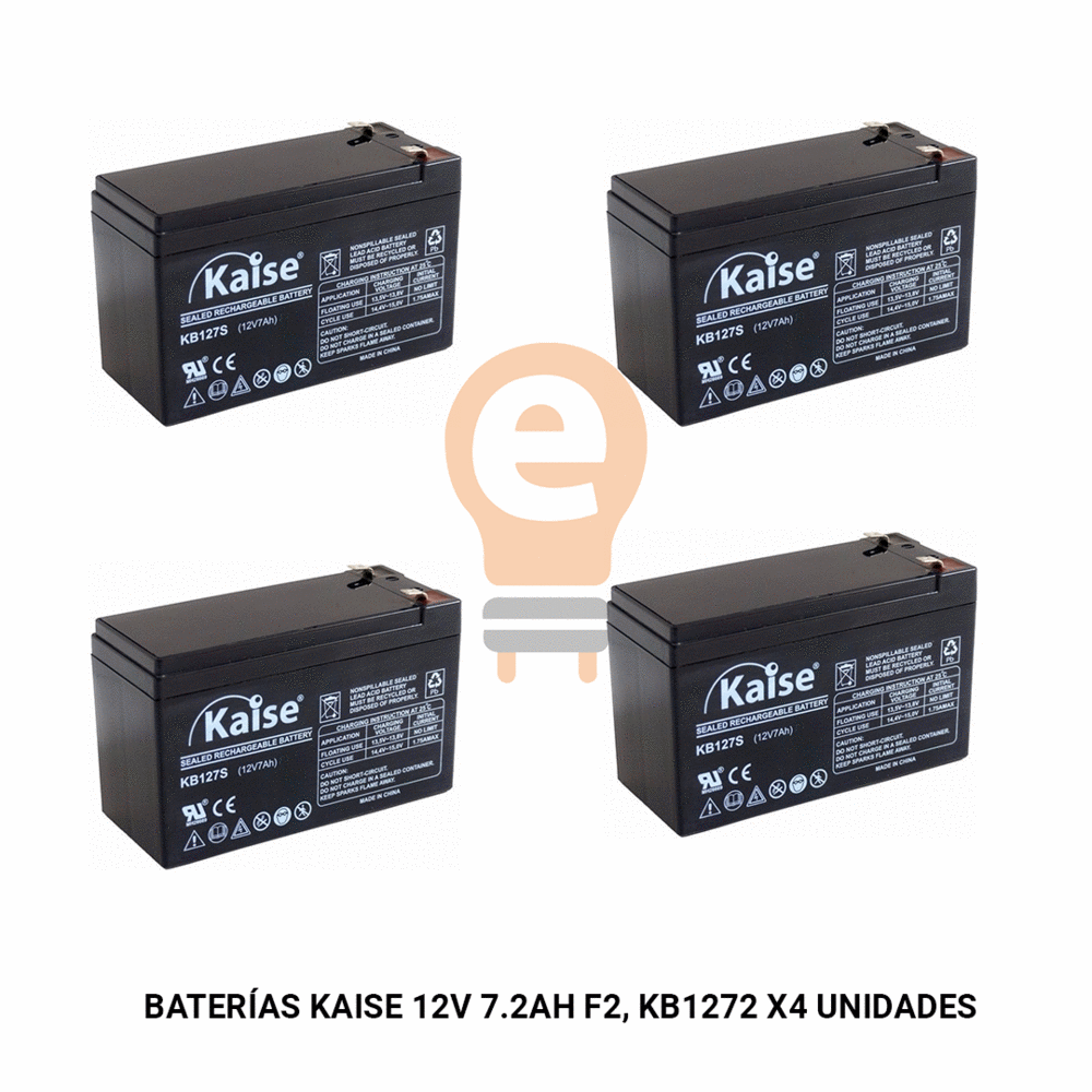 Energi Tienda Ups | BATERÍAS KAISE 12V 7.2AH F2, KB1272